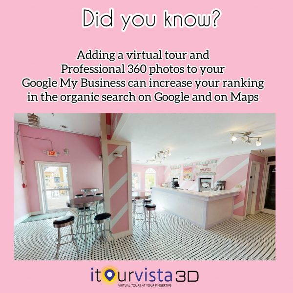 Adding 3D virtual tour to Google My Business will benefit you.